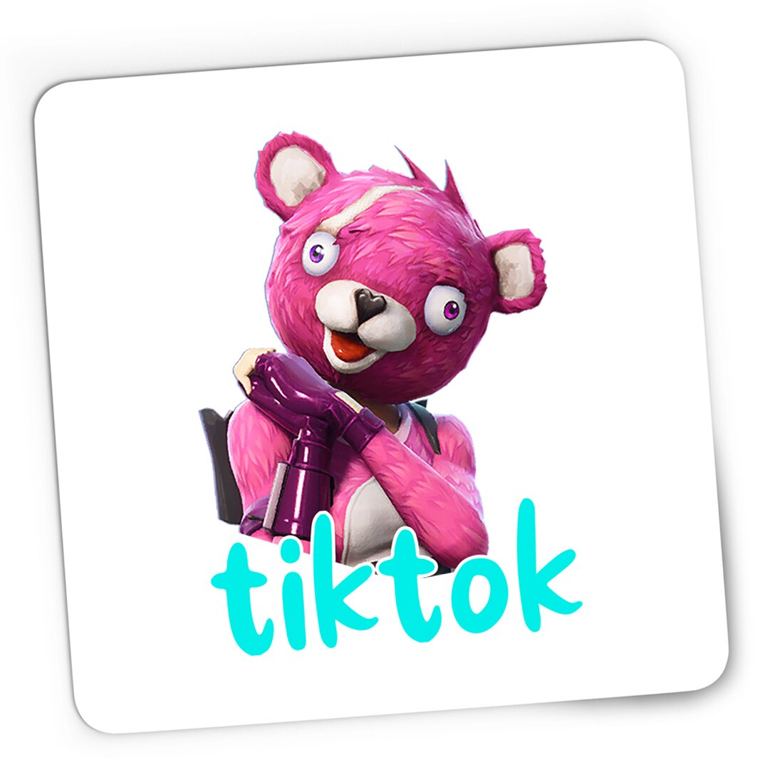 Gaming Egérpad Cuddle Bear Fortnite Tik Tok Skin 21x19 Cm Emaghu