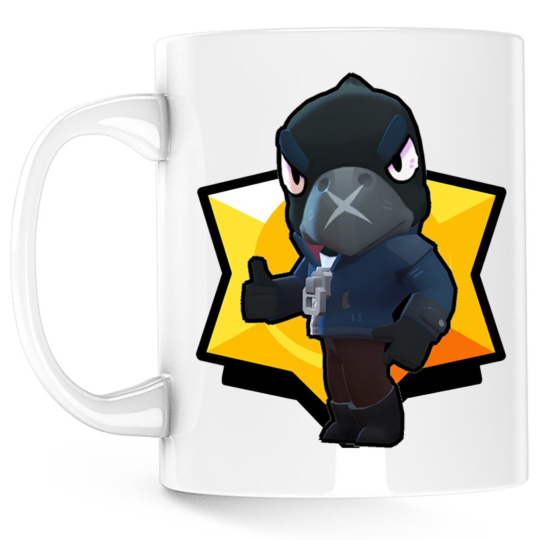 Чаша Brawlers Crow Brawl Stars, Бял, 330 мл - eMAG.bg