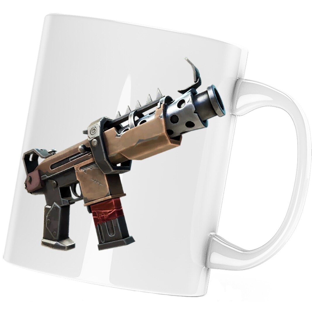 Чаша Fortnite Makeshift Submachine Gun, Бял, 330 мл - eMAG.bg