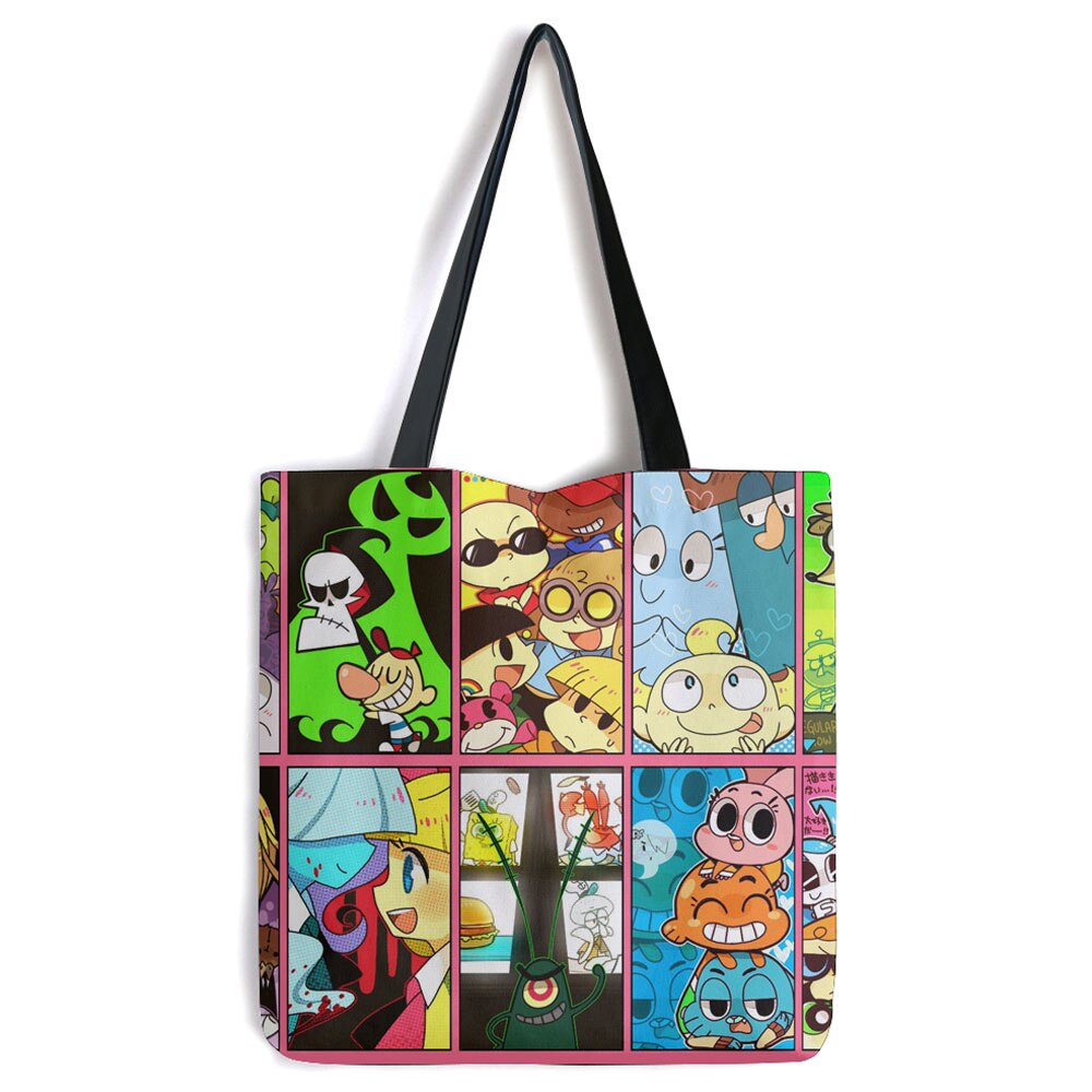 Geanta Tote Bag Art Star, Cartoon Network desene clasice, Model ...