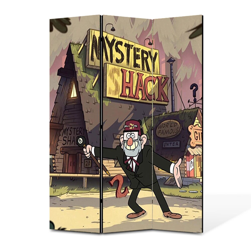 Paravan 3 piese Premium TrueColor, Art Star, Mystery Shack prezentata ...