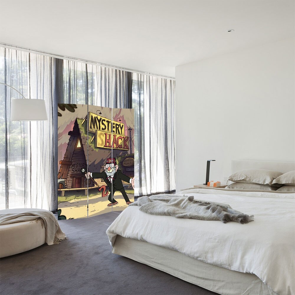 Paravan 3 piese Premium TrueColor, Art Star, Mystery Shack prezentata ...