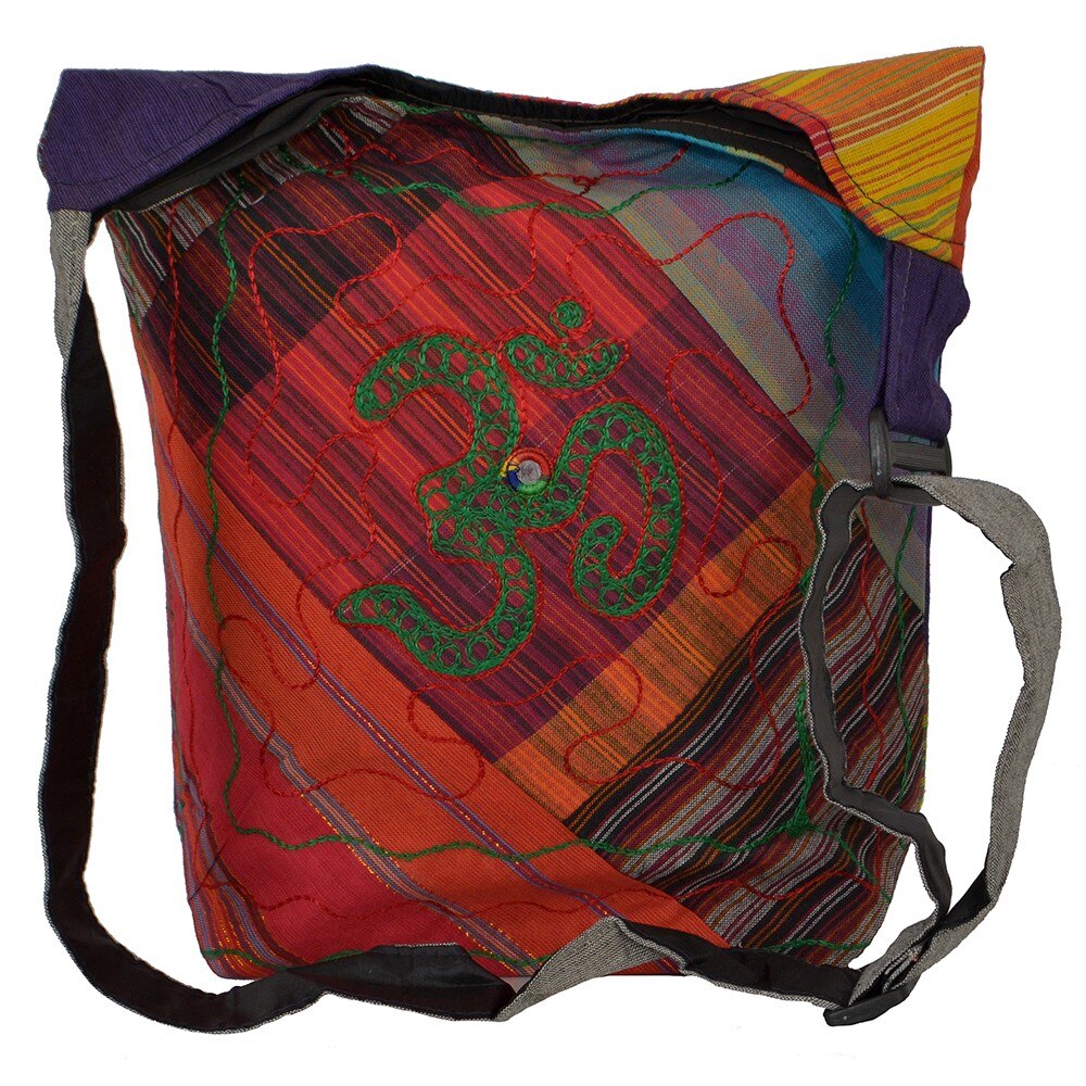 Geanta UNICAT din material textil, handmade in Nepal, EMLHB107 - eMAG.ro