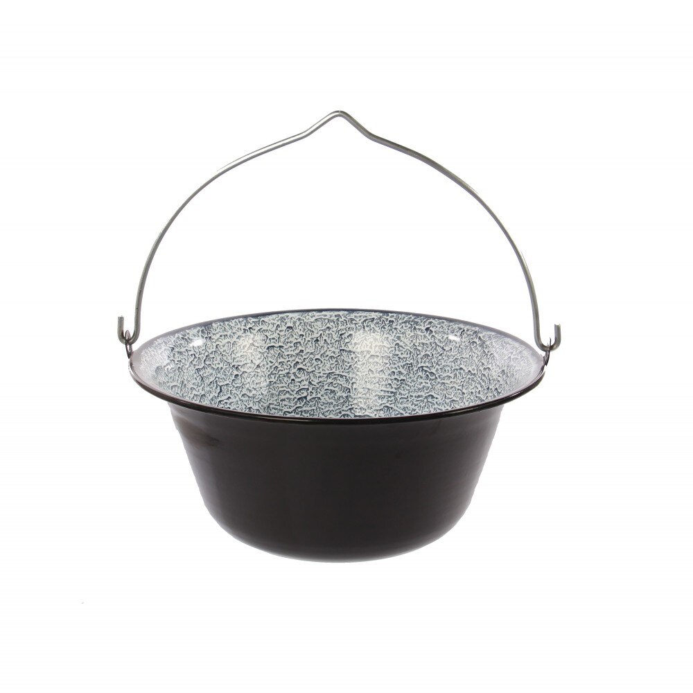 Ceaun emailat, cu maner, negru, 14 L - eMAG.ro