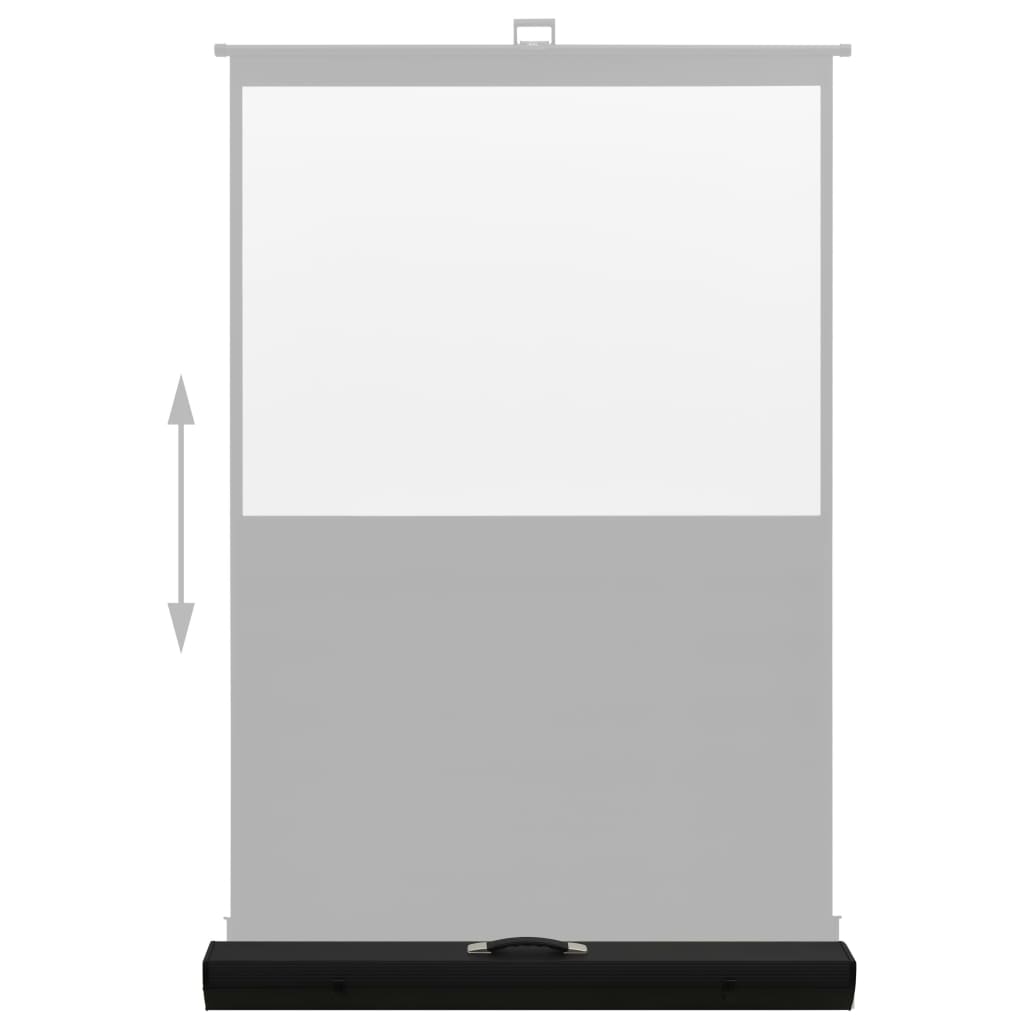 Ecran de proiectie cu ridicare pe verticala, vidaXL, Tesatura, 55" 4:3 ...