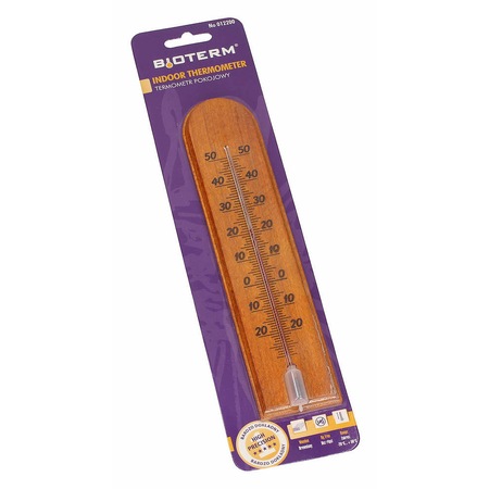 Termometru de camera Bioterm, Lemn, Maro - eMAG.ro