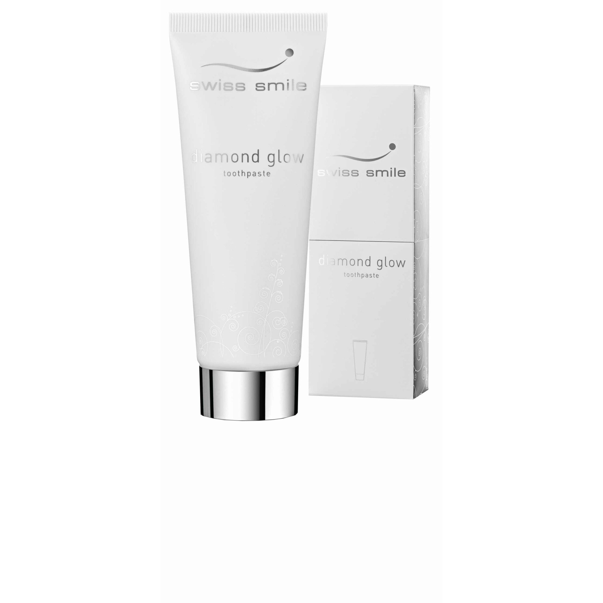 SWISS SMILE Diamond Glow fogkrém finom gyémánt részecskékkel, fehérítő ...