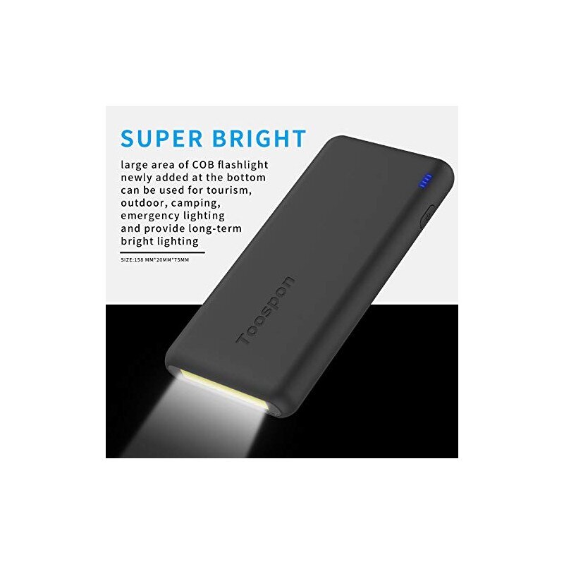 Зарядно устройство TOOSPON apd101, Power Bank 30000mAh, 4 USB port ...