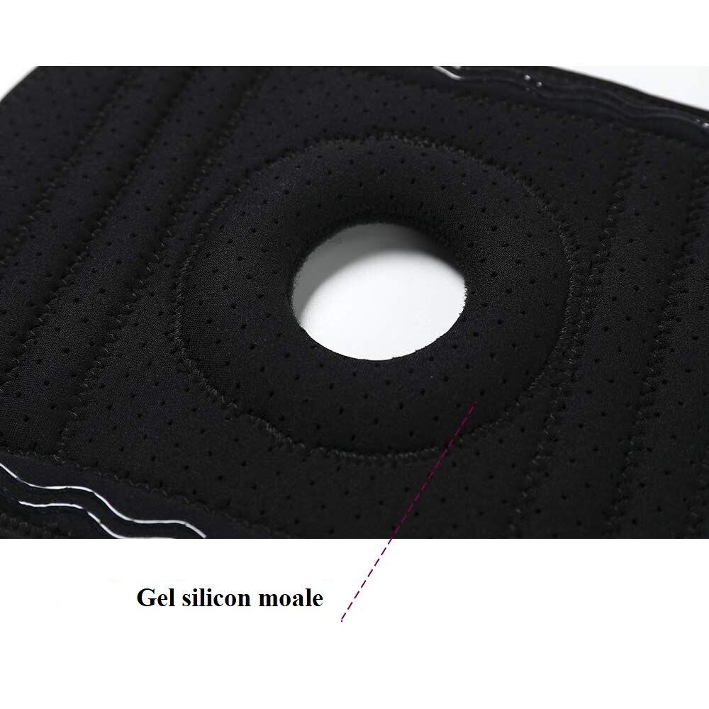 Genunchiera elastica, orteza genunchi reglabila, Negru - eMAG.ro