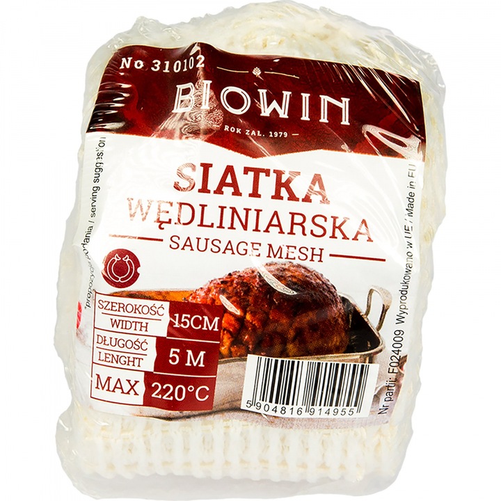 Plasa alimentara pentru carne Browin, 5 m, Alb - eMAG.ro