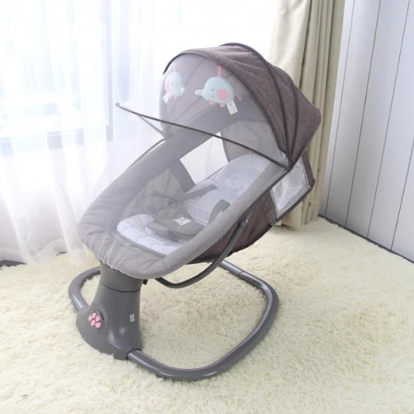 Balansoar electric bebe, 3in1, balansare automata, bluetooth, bara de ...