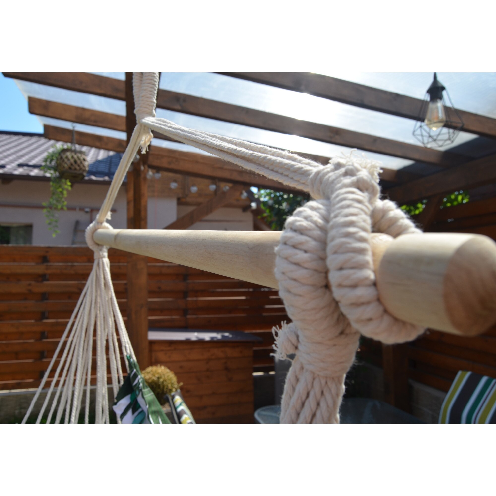 Hamac HM49 tip leagan suspendat pentru casa sau gradina, floral ...