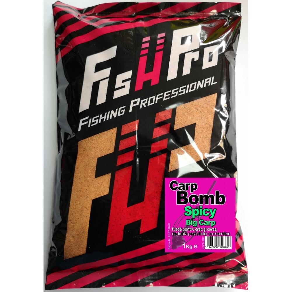 Fish Pro Nothing Carp Bomb Etetőanyag, Spicy Big Aroma, Ponty,1kg - eMAG.hu