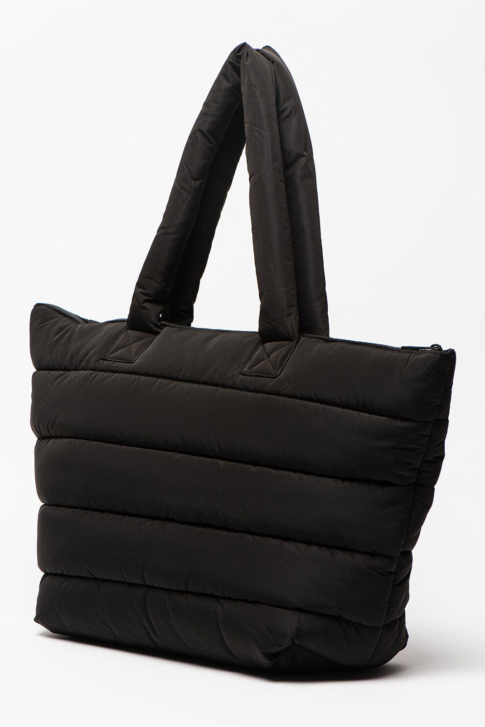 Ted Baker, Geanta shopper cu aspect matlasat Quinsin, Negru - eMAG.ro