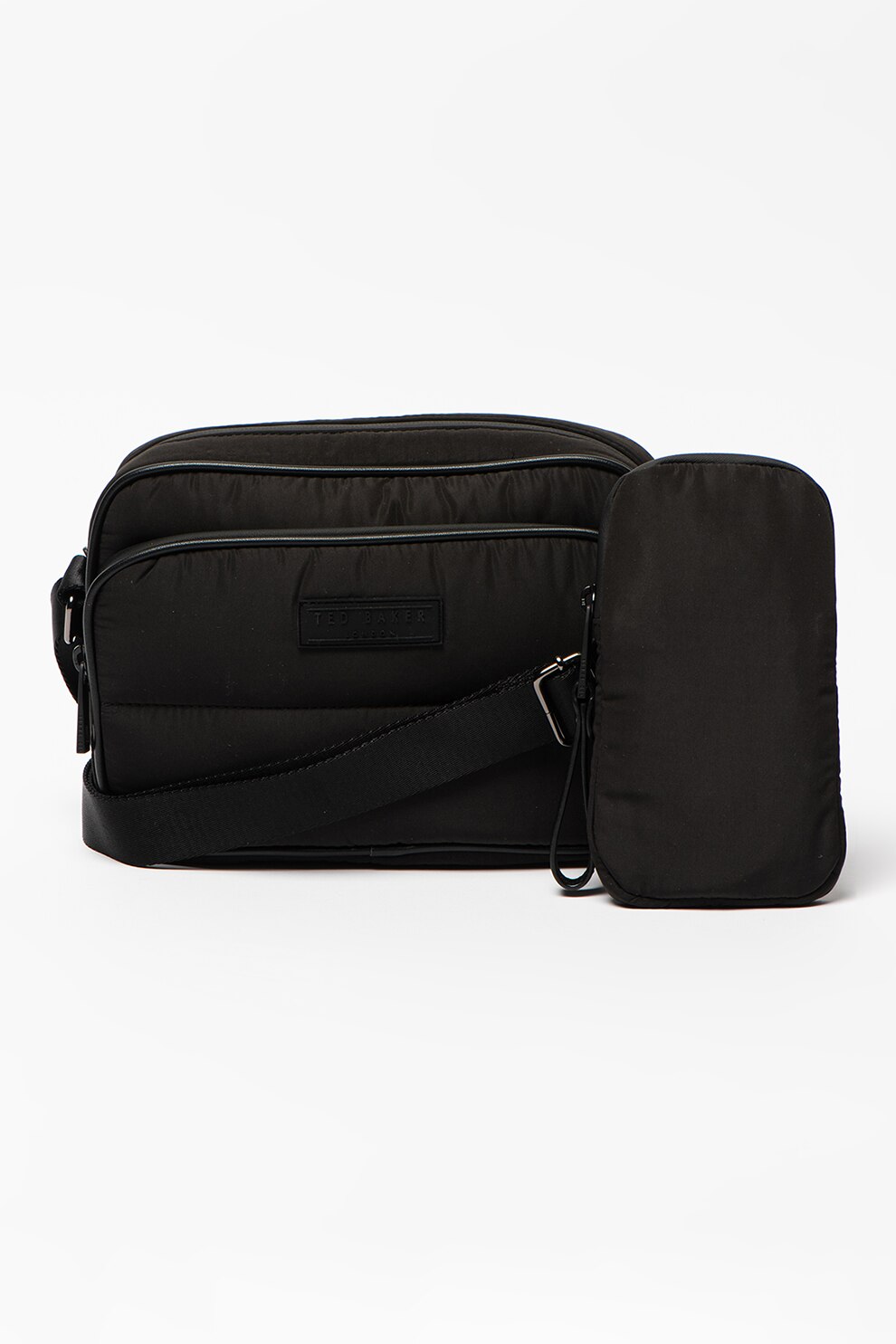 Ted Baker, Geanta crossbody cu etui detasabil Niqita, Negru - eMAG.ro