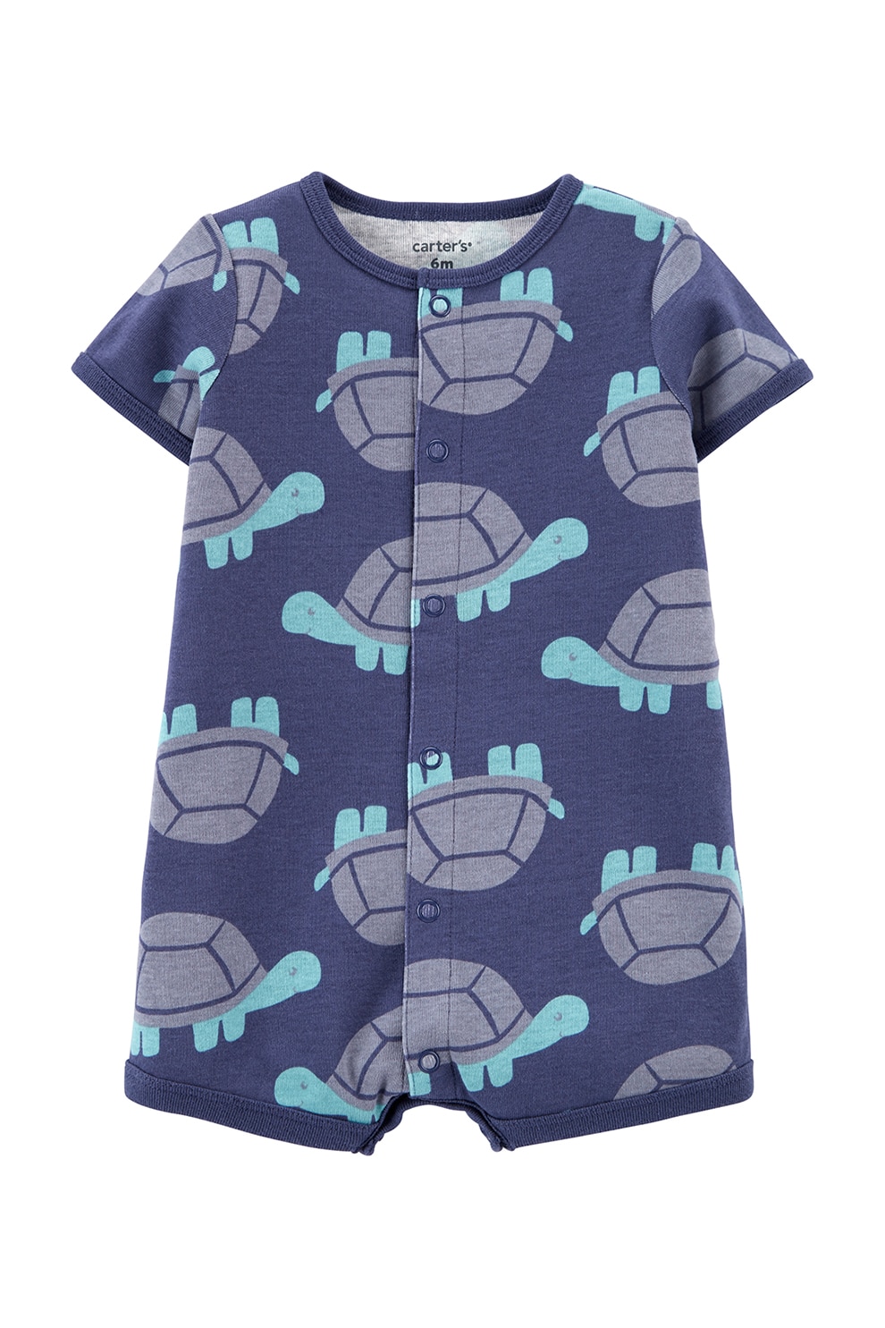 Carter's, Salopeta scurta cu imprimeu, Albastru, 72-78 CM Standard ...