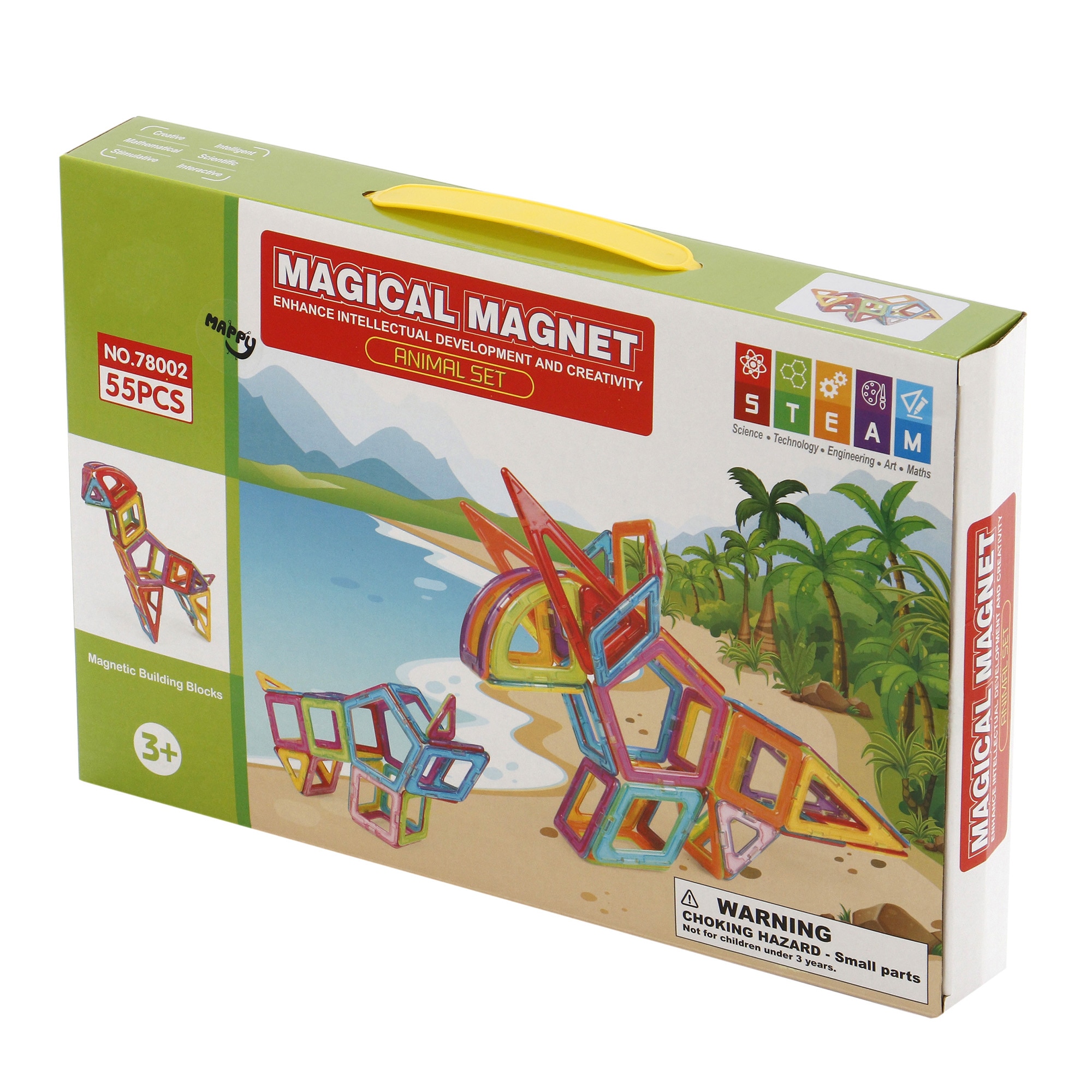 Конструктор Magical Magnet Animal Set, 55 части - eMAG.bg
