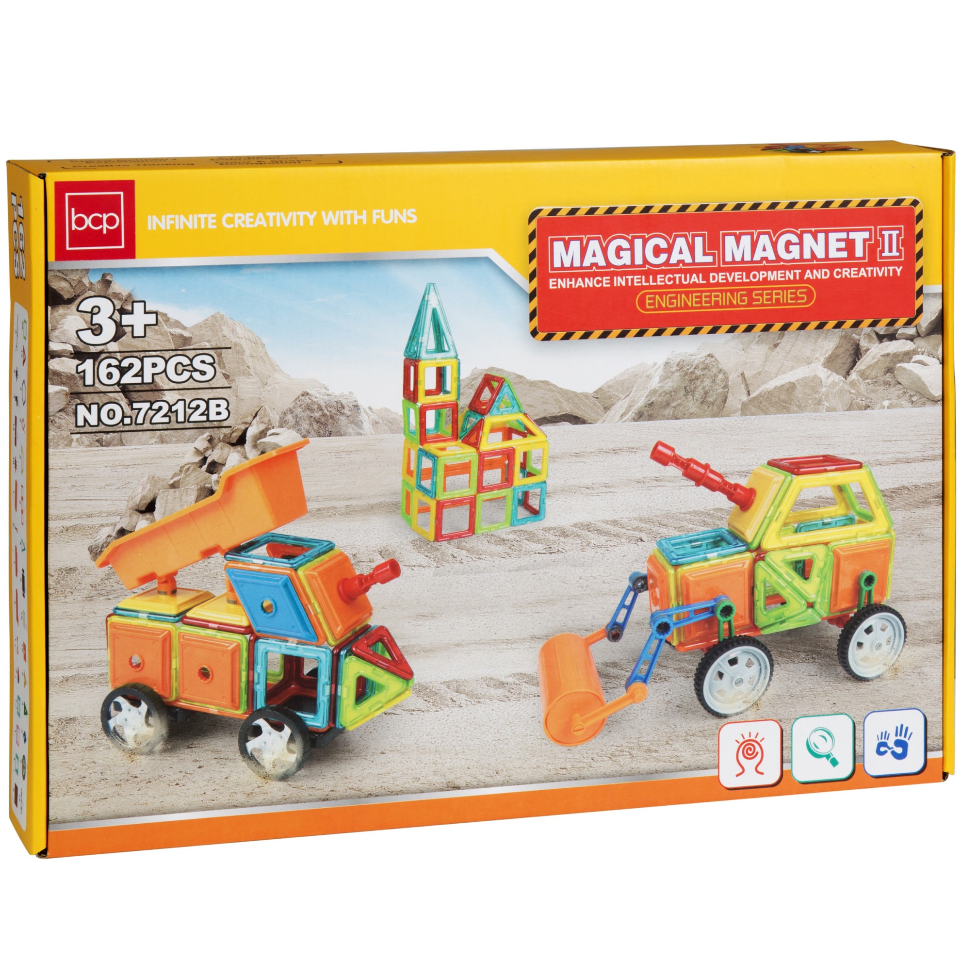 Конструктор Mappy Magical Magnet Bulldozer, 162 части - eMAG.bg