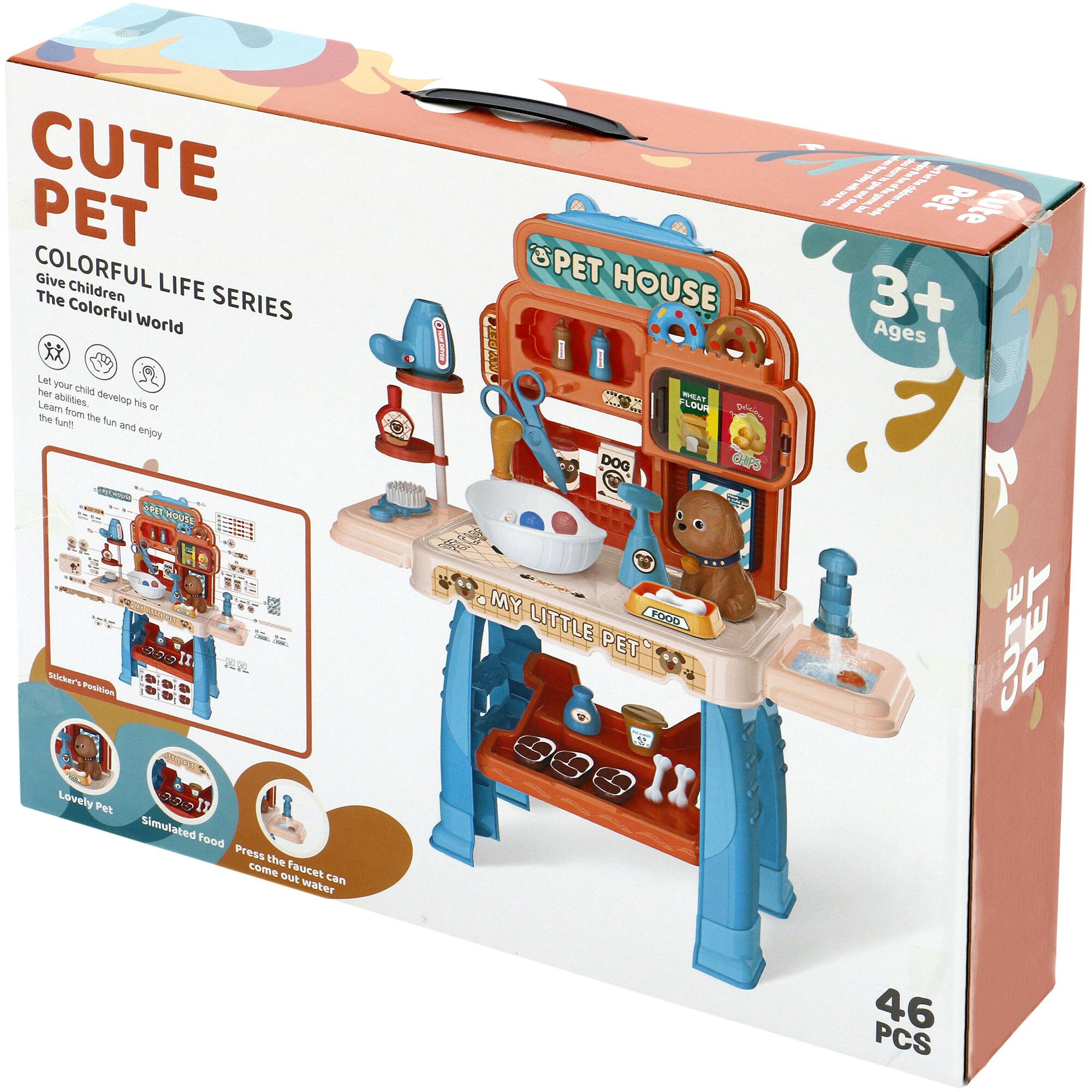 Set Mappy Cute Pet cu 46 piese pentru micul medic veterinar - eMAG.ro