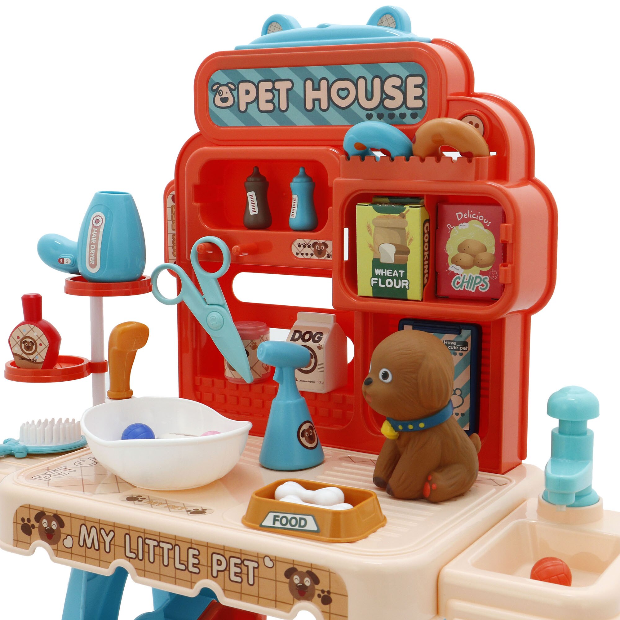 Set Mappy Cute Pet cu 46 piese pentru micul medic veterinar - eMAG.ro