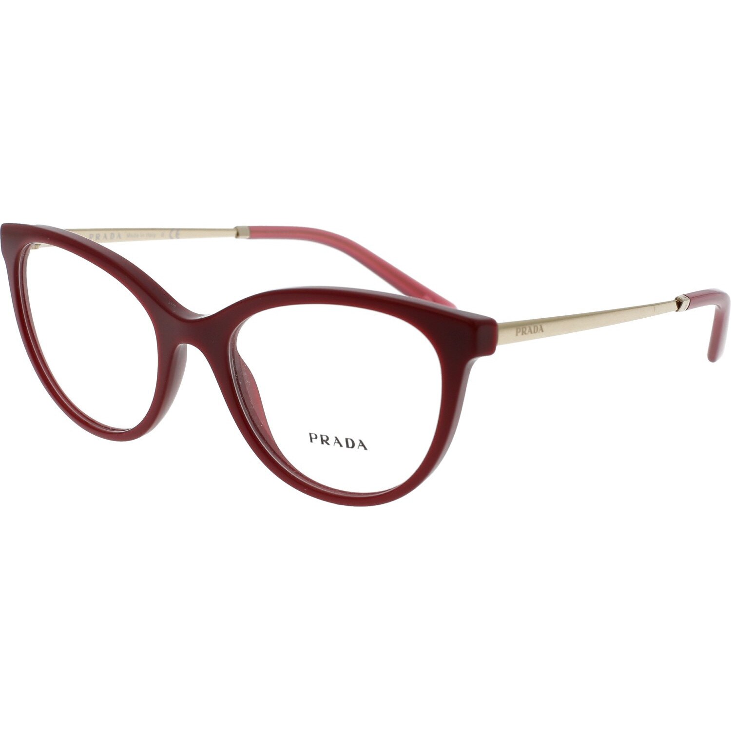 Rame ochelari de vedere Prada PR17WV TY7101, Visiniu, 53 mm - eMAG.ro