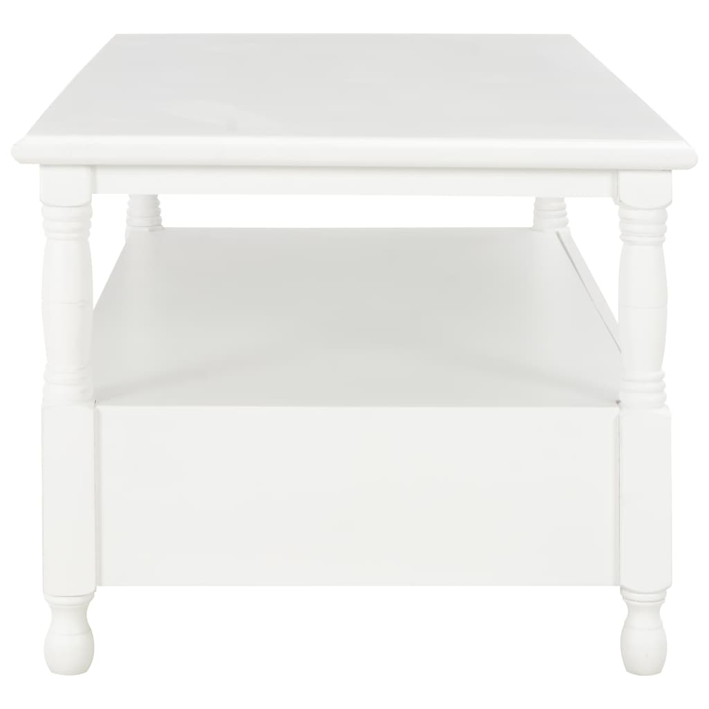 Masuta de cafea, Decor sufragerie/living, alb, 100x55x45 cm, lemn ...