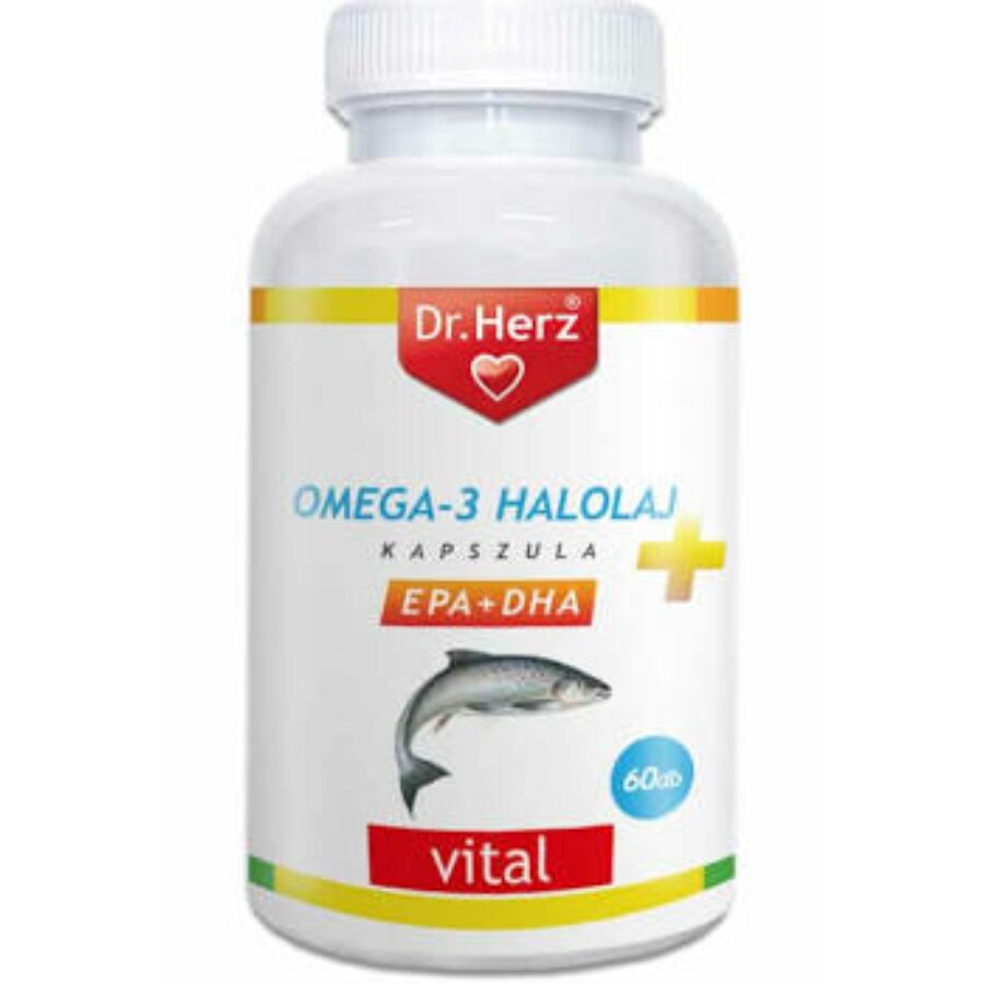 Dr.herz omega-3 halolaj 1000 mg 60 db - eMAG.hu