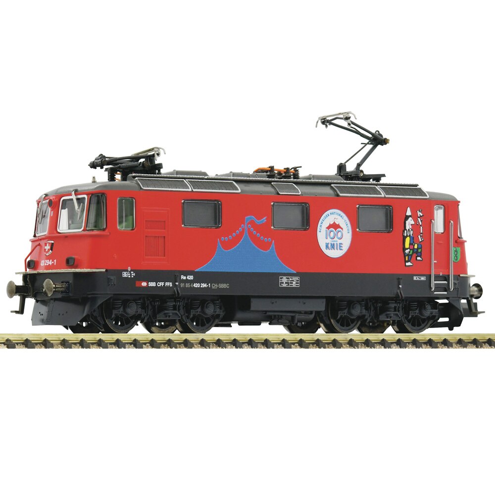 Locomotiva Electrica 420 294-1 Circus Knie, Fleischmann, scara N, sunet ...