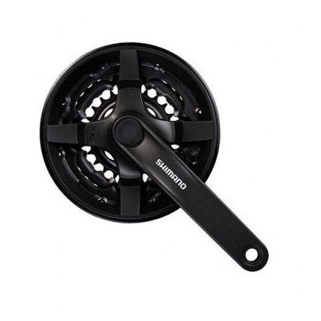 Angrenaj pedalier Shimano Tourney Fc-Ty301, 48X38X28T, brat 170mm, pentru 6/7/8 viteze pe spate ...