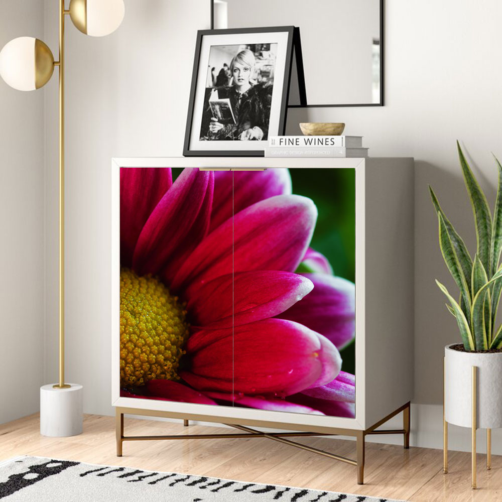 Autocolant Art Star pentru mobilier, Fotografie din apropiere, Flori ...