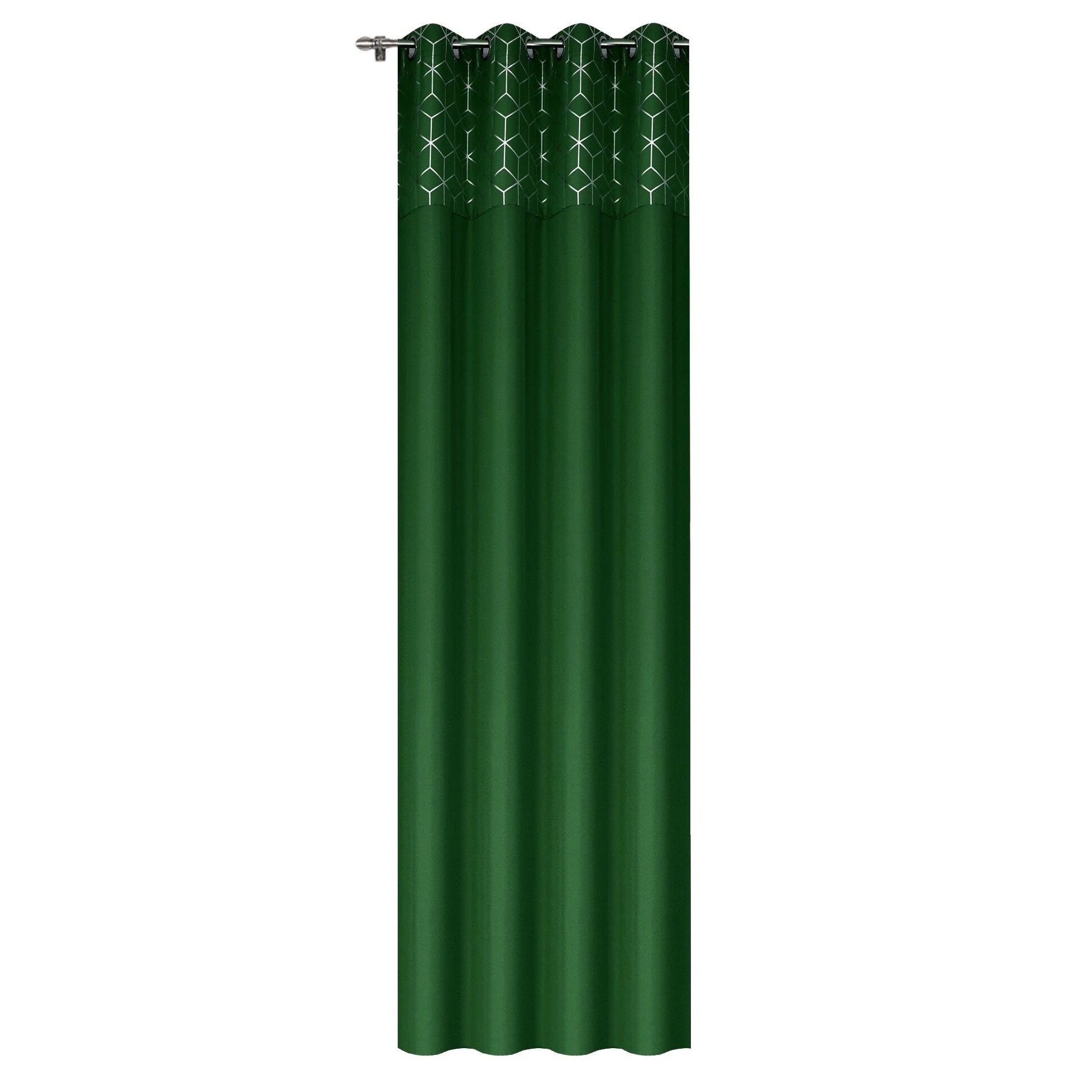 Draperie Verde 145x250 cm, L385 - eMAG.ro