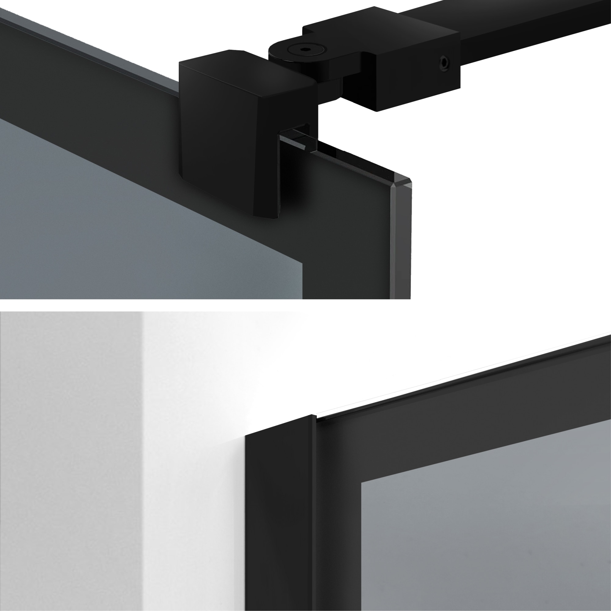 Paravan dus walk-in 90x195 cm AQUA ROY cu tratament anticalcar, model ...