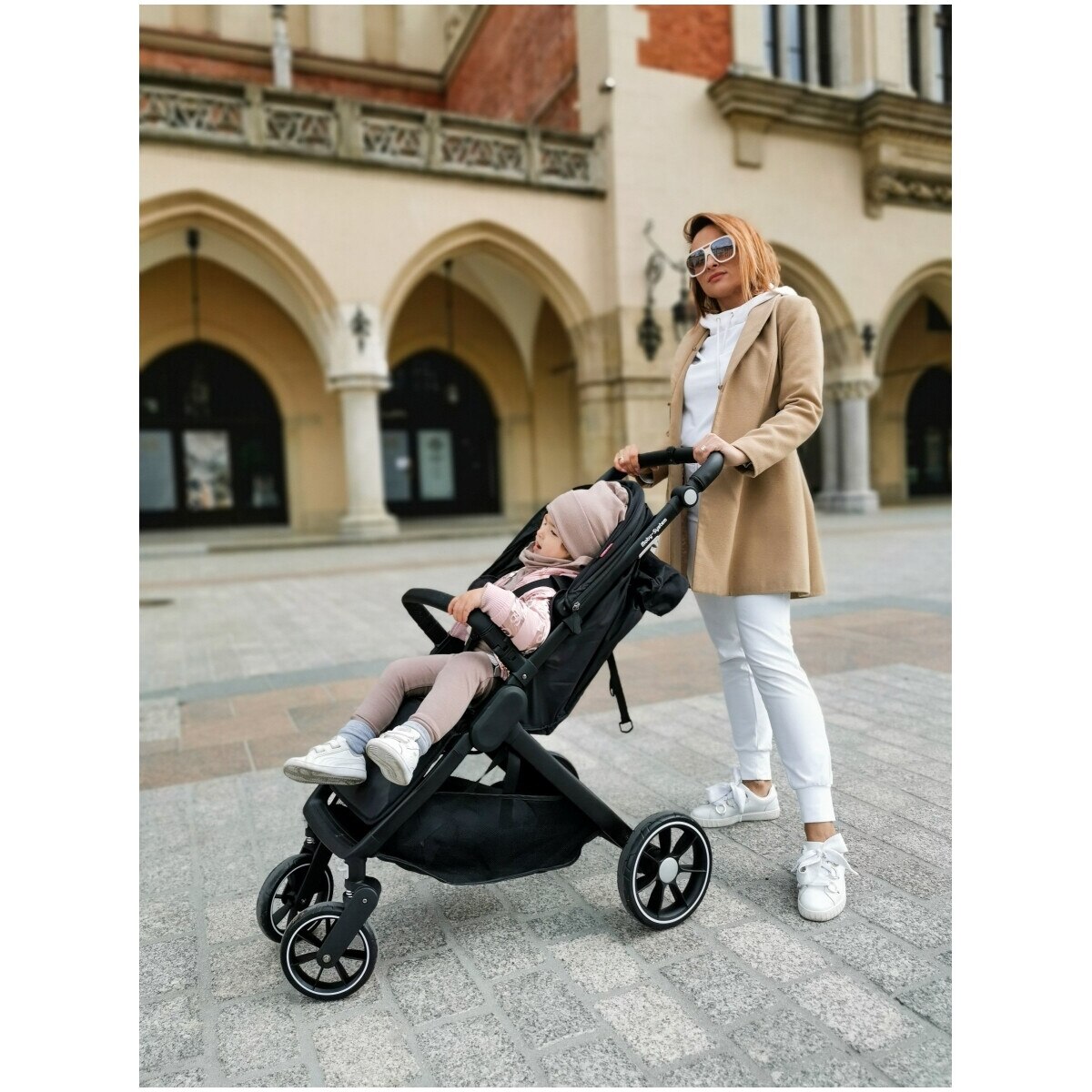 Сгъваема спортна количка Moby System NADIA, Черна - eMAG.bg