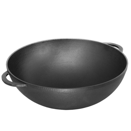 Wok din fonta 30 cm 5L - eMAG.ro
