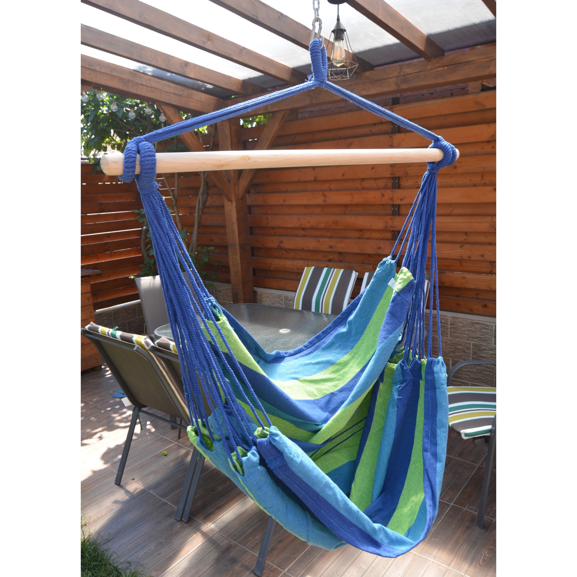 Hamac tip leagan suspendat HM010 Sersimo pentru casa sau gradina ...