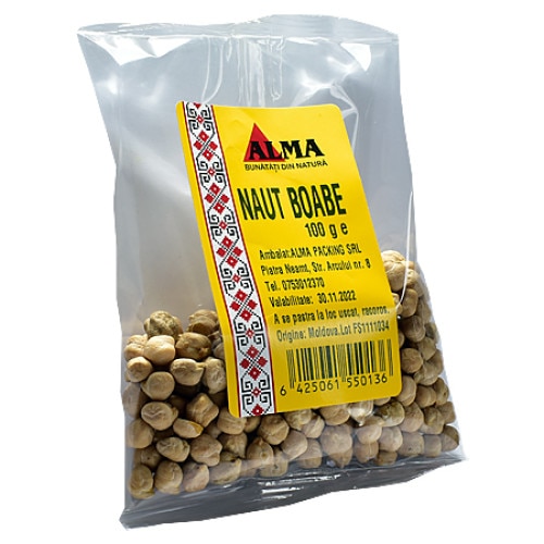 Naut boabe, 100g, Alma - eMAG.ro
