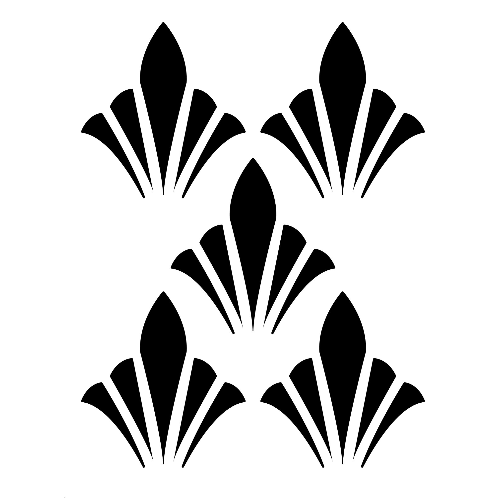 Sablon decorativ Shell pattern, A4, reutilizabil, plastic - eMAG.ro