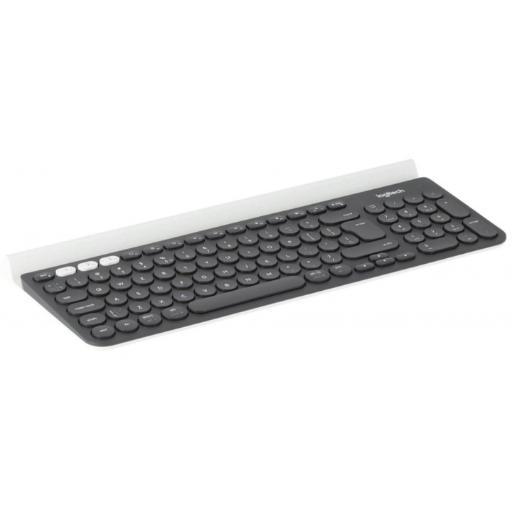 Tastatura wireless multi-device Logitech® K780, layout US INTL, Negru ...