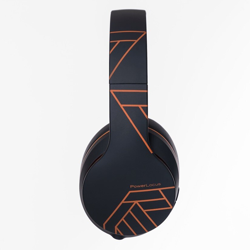 Безжични Bluetooth Слушалки PowerLocus P6, Оранжеви - eMAG.bg