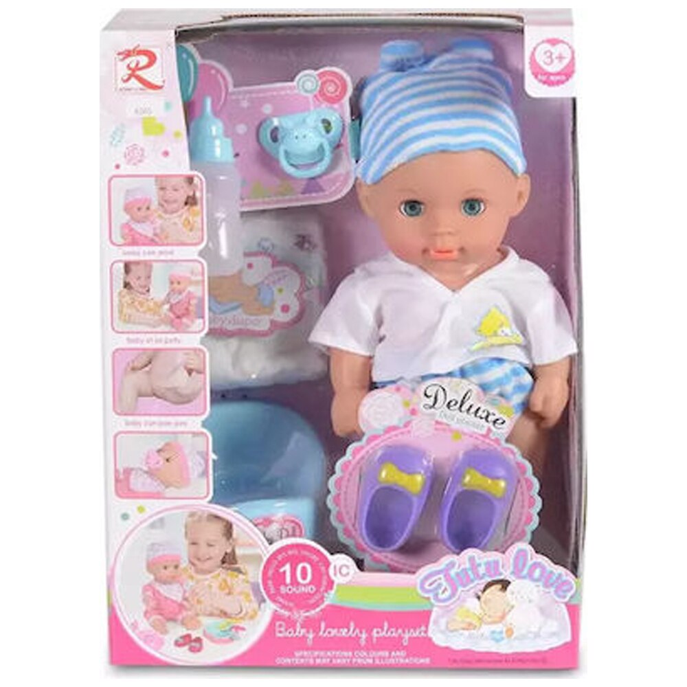 Papusa Baby 31 cm cu sunete 8265 - eMAG.ro