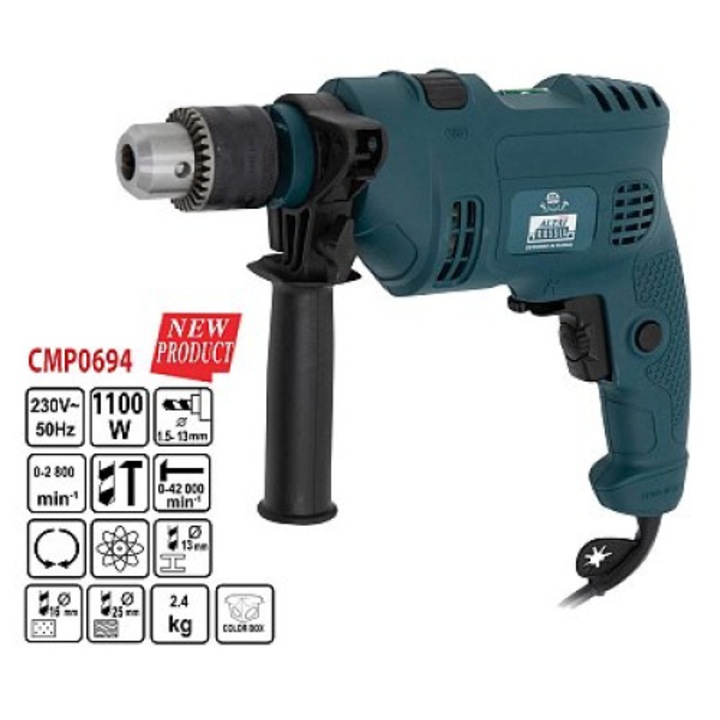 Set Masina de gaurit profesionala Ruseasca Altai By Campion cu ...