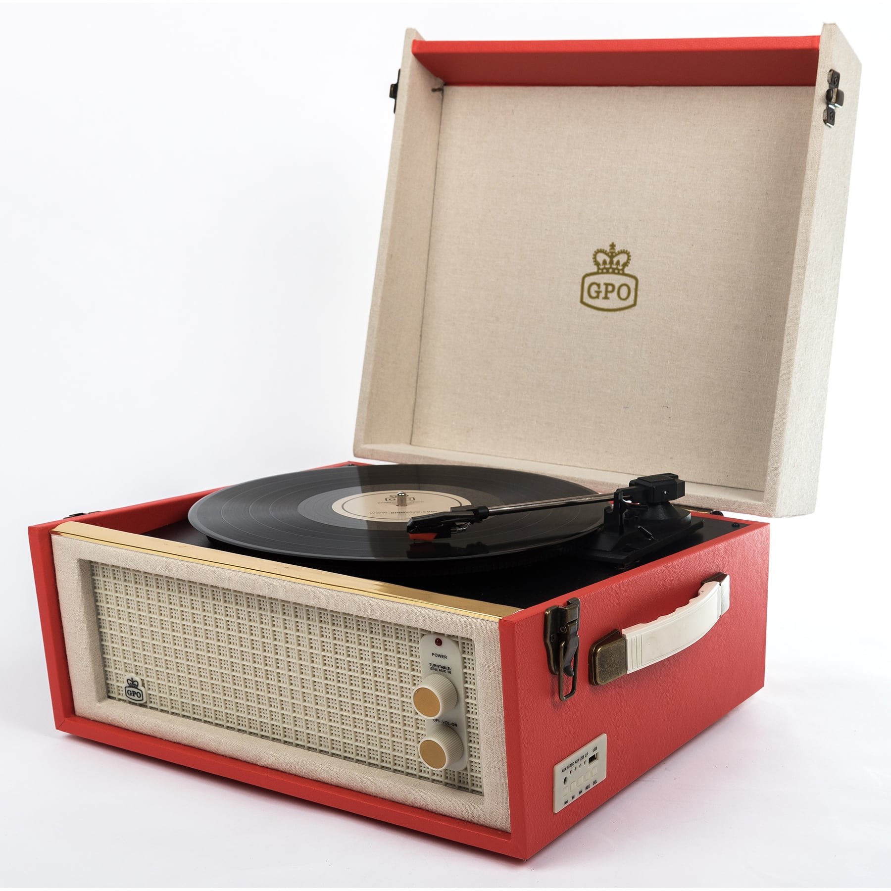 Pick-Up Retro GPO Retro Bermuda cu Picioare detasabile, Bluetooth, MP3 ...