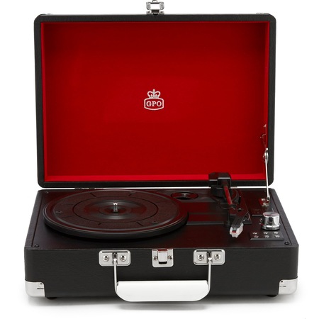 Pick-Up Portabil GPO Retro Attache, Tip valiza, Bluetooth, MP3 Player ...