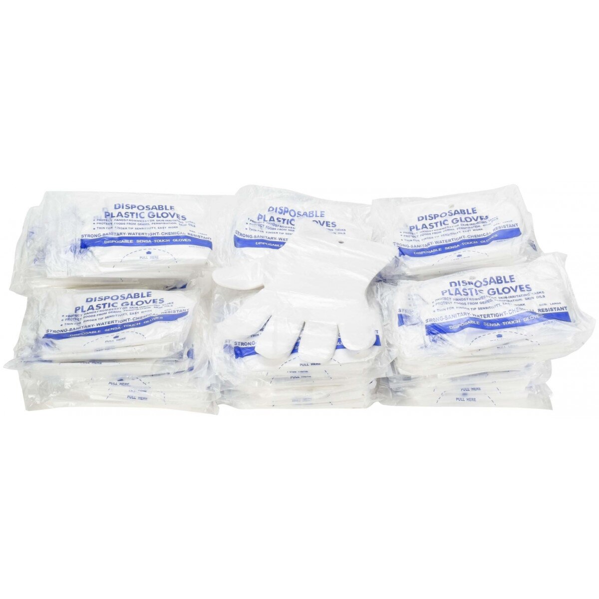 Set 5000 perechi manusi unica folosinta, Plastic HDPE, Transparent ...