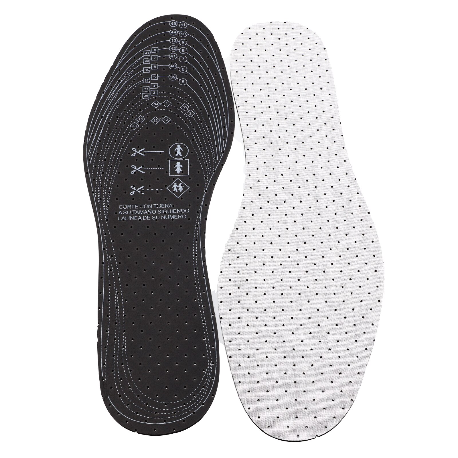 Set 2 bucati branturi ortopedice din spuma, marime 32-45, Gri - eMAG.ro