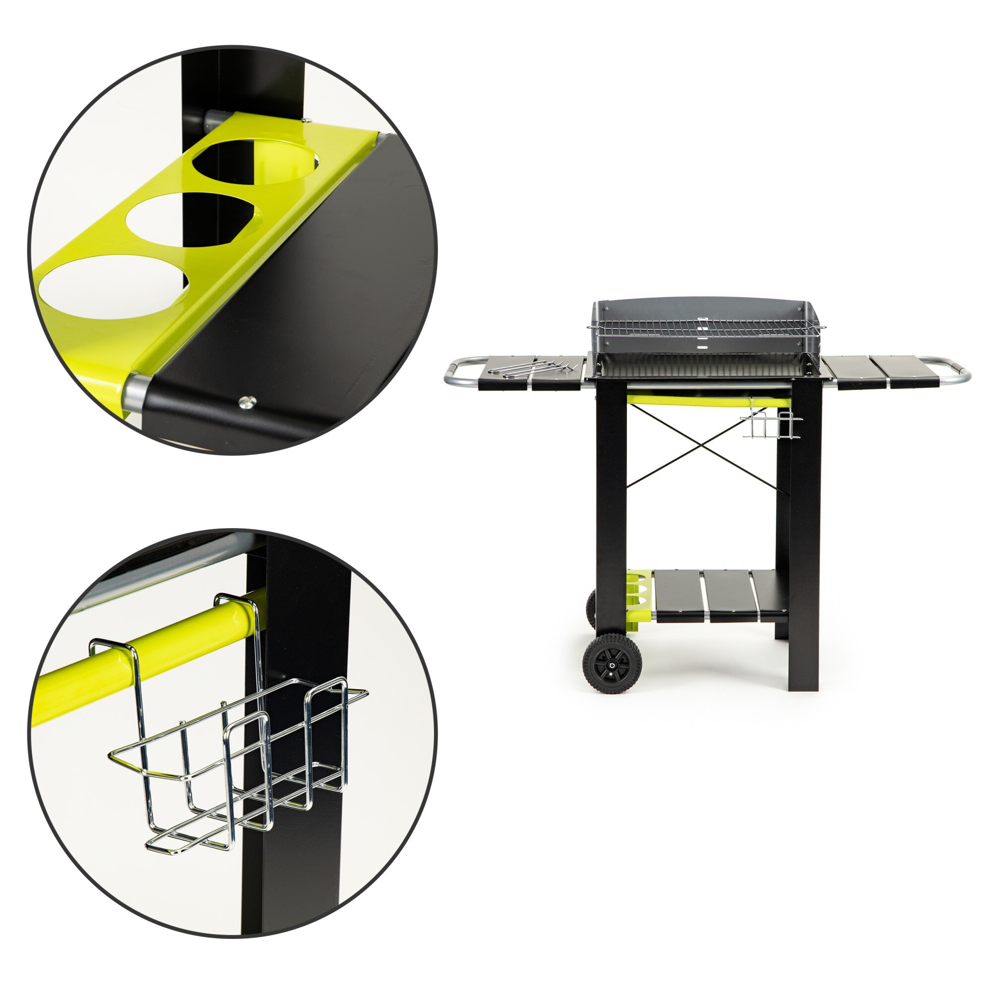 Gratar de Gradina cu Carbuni Modern Grill idealStore, Dimensiuni 133 x ...