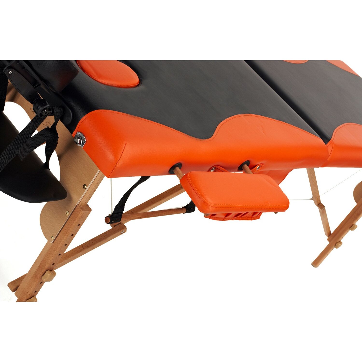 Masa de masaj pliabila idealSTORE, 2 segmente, Inaltime reglabila 62-84 ...