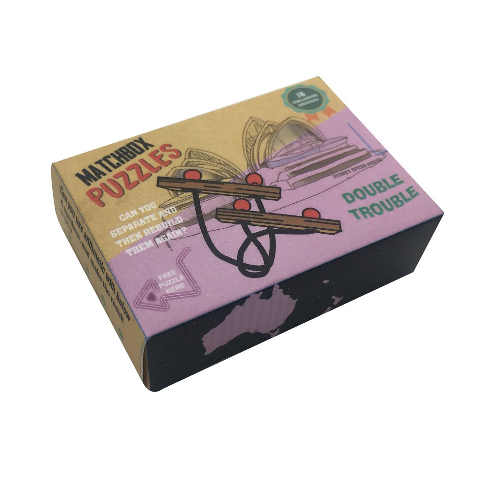 Joc inteligenta Matchbox Puzzle DOUBLE TROUBLE - eMAG.ro