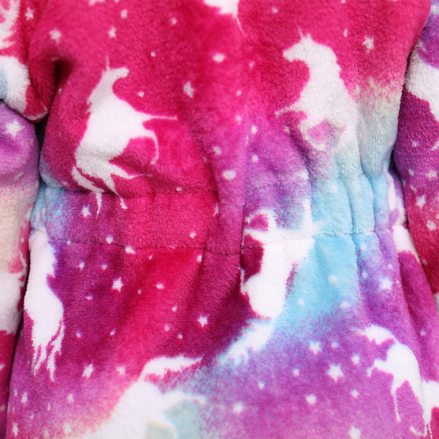 Halat de baie pentru copii, pentru fete/ baieti, model cu Unicorn ...