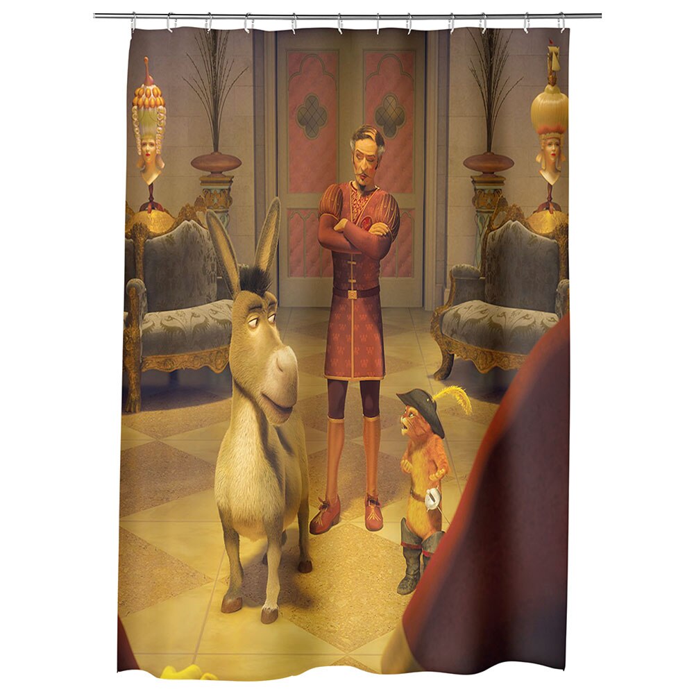 Perdea Dus, Cada pentru Baie Art Star, Shrek motanu si magarul se ...